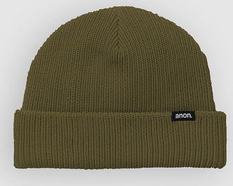 Anon Cuff Beanie dried moss
