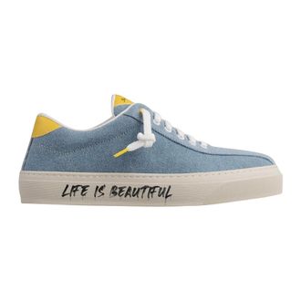 Sartorio Napoli Homme, Chaussures, Bleu, Taille: 40 EU Baskets en Denim