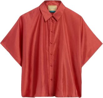 Momoni Femme, Blouses et Chemises, Orange, Taille: 38 FR Shirt
