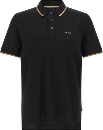 HUGO BOSS Homme, Tops, Noir, Taille: 2XL Polo en Piqu&eacute; de Coton Parlay 190