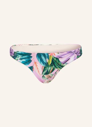 PilyQ Pilyq Brazilian-Bikini-Hose Basic Ruched Teeny rosa