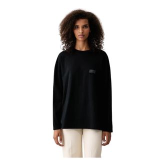 American Vintage Gixy Longsleeve - - Tops - Damen - Schwarzk - XS/S