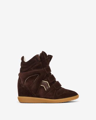 Isabel Marant Baskets Bekett - Femme - Chocolate - Light Yellow - Taille 38 - Isabel Marant