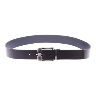 Baldinini Reversible blue and dark brown leather belt - - Accessories - Herren - Blau - 100 CM