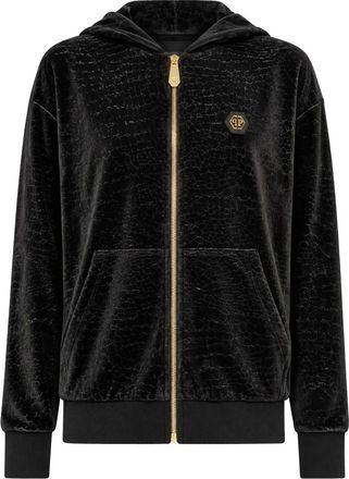 Philipp Plein SweaT-shirt &agrave; capuche Cocco - Femme - Sweatshirts et sweats &agrave; capuche - Noir - Taille: 46 FR