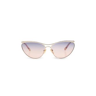 Chlo&eacute; Femme, Accessoires, Gris, Taille: 62 MM Lunettes de soleil oeil-de-chat