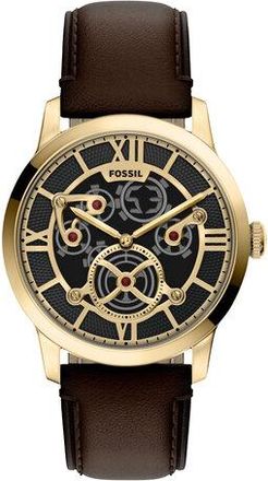 Fossil Uhr Townsman Big Tic FS6190 Braun