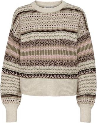 Only Onlarianne L/S KNT Noos Pull, Pumice Stone, M