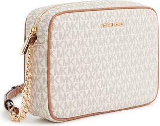 Michael Kors Grand sac &agrave; bandouli&egrave;re Jet Set &agrave; logo