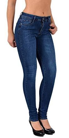 ESRA Jean Femme Skinny High Waist Jeans Femmes Taille Haute Pantalon Grande Tailles S200