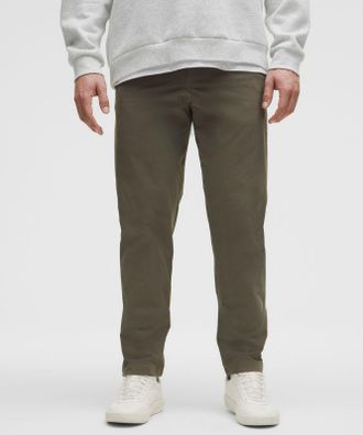 lululemon Pantalon chino ABC coupe classique Coton VersaTwill extensible pour Hommes - 86 cm - Vert - Taille 34