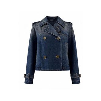 Burberry Damen, Jacken, Blau, SGr&ouml;&szlig;e