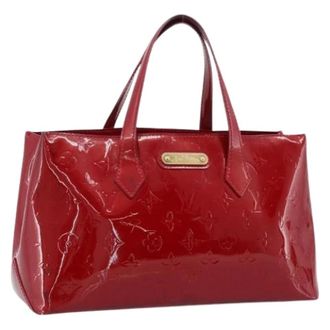 Louis Vuitton Sac &agrave; main vintage en cuir verni Pre-owned - Femme - Pre-owned - Rouge - Taille: ONE Size
