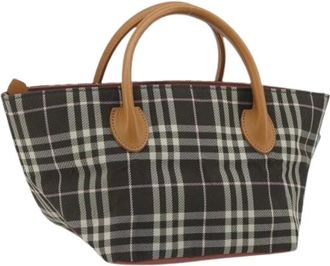 Burberry Sac cabas vintage doccasion - Femme - Pre-owned - Noir - Taille: ONE Size