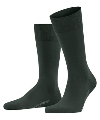 Falke Herren Socken Cool 24/7 M So Baumwolle einfarbig 1 Paar, Grün Hunter Green 7441, 43-44