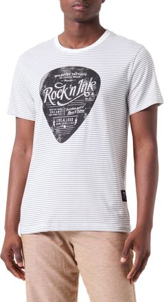 Key Largo Herren Wildfire Round T-Shirt, Titanium Grey (1109), XXL