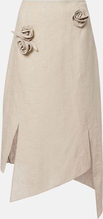 Coperni Midirock aus Leinen