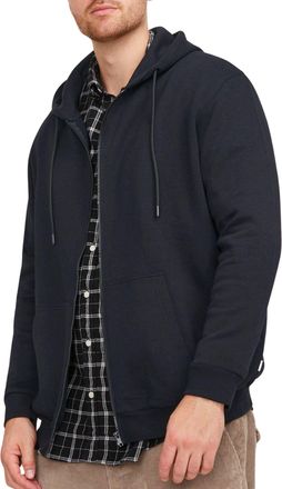 Jack & Jones Male Kapuzenjacke Plus Size Einfarbig Kapuzenjacke
