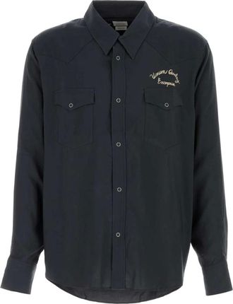 Visvim Homme, Chemises, Noir, Taille: M Slate Rayon Shirt