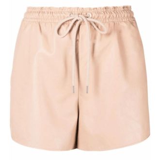 Stella McCartney Ethische Leder-Optik Shorts - - Shorts - Damen - Rosa - S