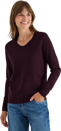 Cecil Kuscheliger Pullover Eggplant red S