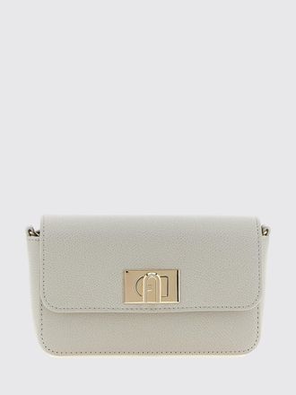 Furla 1927 Mini-Tasche aus genarbtem Leder mit Drehverschluss