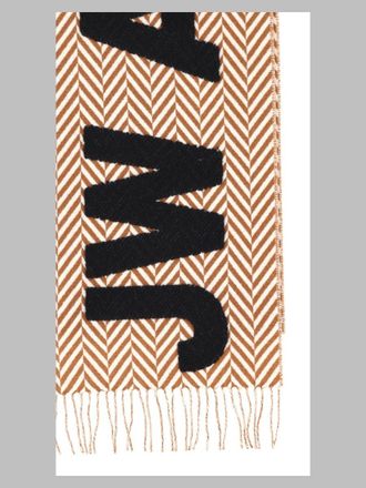 J.W.Anderson Virgin Wool Herringbone Scarf - Multicolor