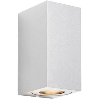 Nordlux Applique murale canto Maxi kubi 2 Aluminium Blanc, H.17.2 - IP44 - GU10 / Nordlux Extérieur