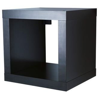 IKEA KALLAX W&uuml;rfel - Regal 42x39x42cm schwarz-braun zum H&auml;ngen oder Stellen