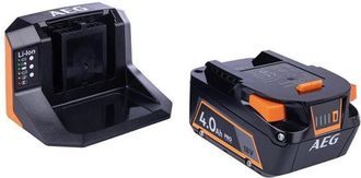 AEG 18 v Pro18V Akku-Starterset SETL1840S 1x 4,0 Ah Akku + Ladeger&auml;t Akku f&uuml;r Powertools