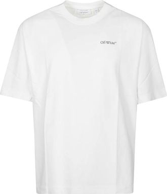 Off-white Homme, Tops, Blanc, Taille: L T-shirt Skate Demi-Fl&egrave;che