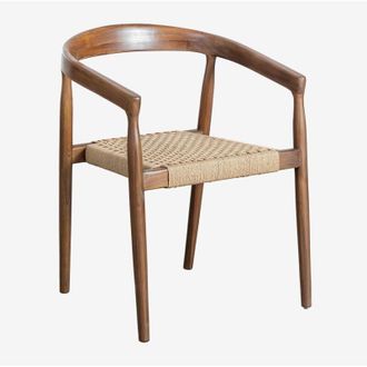 Sklum Sklum - Pack de 4 chaises de salle &agrave; manger en bois de teck Visby Design