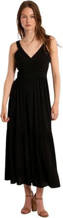 Molly Bracken Femme, Robes, Noir, Taille: 38 FR Midi Dress