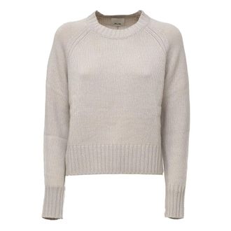 Allude Rundhals-Strickware - - Knitwear - Damen - Beige - M