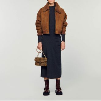 Sandro Robe longue en maille