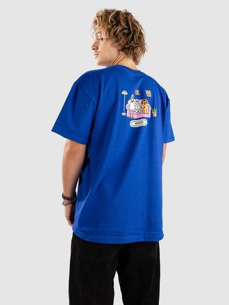 A.Lab Human Animals Boxy T-Shirt deep royal