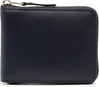 Comme Des Gar&ccedil;ons Homme, Accessoires, Bleu, Taille: ONE Size Classic Leather Line 110x85 mm Wallet