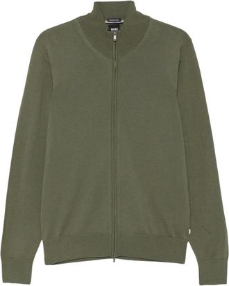 HUGO BOSS Balonso Cardigan - Homme - Pulls - Vert - Taille: L
