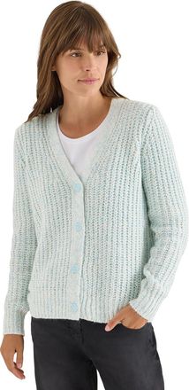 Cecil Two Tone Cardigan Faded Blue Melange XXL