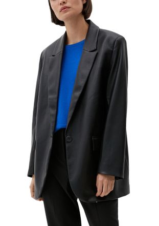 s.Oliver Black Label Damen Blazer, Schwarz, 36 EU