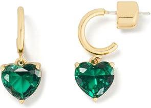 Kate Spade New York Heart Huggies, Green