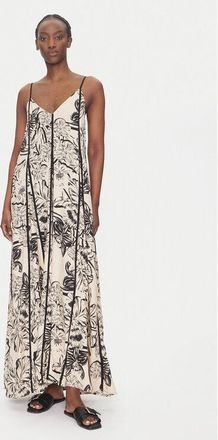 Maaji Sommerkleid Sepia Fiori Lily PT1930CLD001 Beige Relaxed Fit