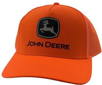 John Deere Casquette de camionneur pour homme, taille unique, orange (blaze), Taille unique