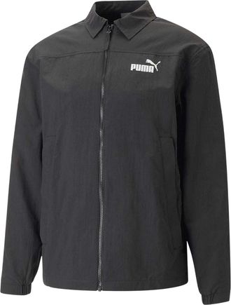 Puma Trainerjacke f&uuml;r Herren, Mit Kragen (Schwarz)