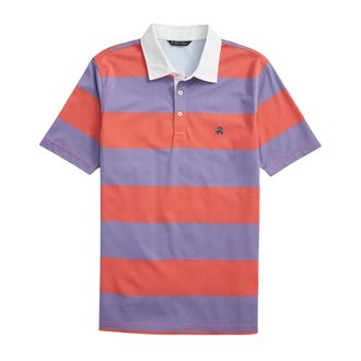 Brooks Brothers Slim-fit Rugby Stripe Stretch Pique Polo Shirt - - Tops - Herren - Mehrfarbig - M