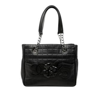 Chanel Pre-owned Lambskin Tote Bag - - Pre-owned - Damen - Schwarzk - ONE SIZE