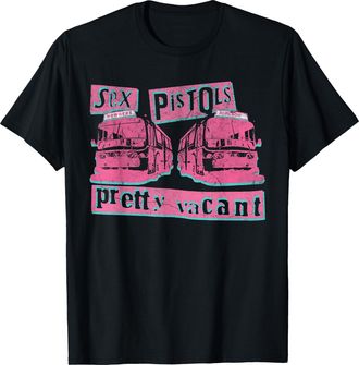 Sex Pistols Offizieller Pretty Vacant Pink Campervan T-Shirt