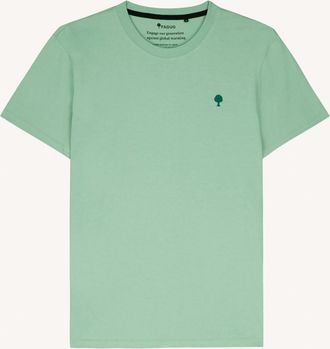 Faguo T-shirt bleu-vert coton - ARCY