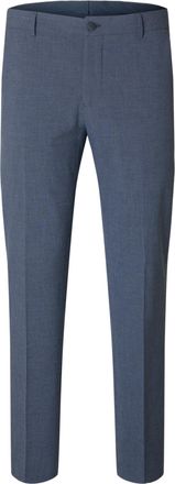 Selected SELETED HOMME Herren SLHSLIM-Liam MINI Hounds TRS Flex NOOS Anzughose, Dark Blue/Pattern:Houndstooth, 18