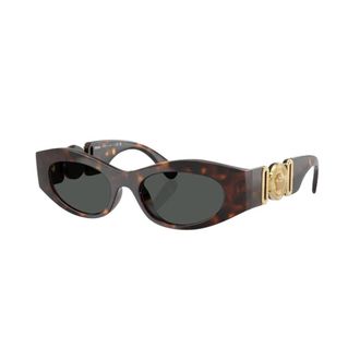 Versace Wraparound Sonnenbrille - - Accessories - Damen - Braun - 51 MM